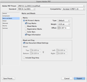 Print Specifications and Instructions for File Preparations